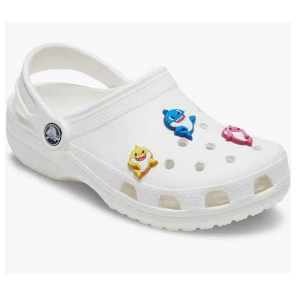 CROCS | Shoes | New Crocs Unisex Pink Fong Baby Shark Jibbitz Shoe ...